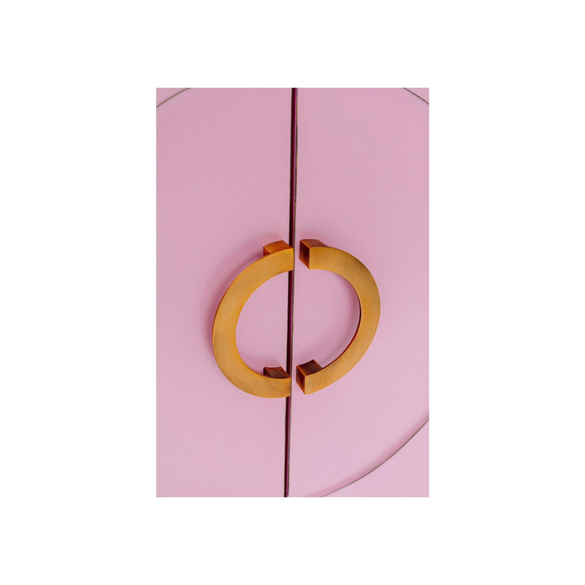 Buffet Disk rose 4 portes – Dépôt Style – Meubles design à Bruxelles