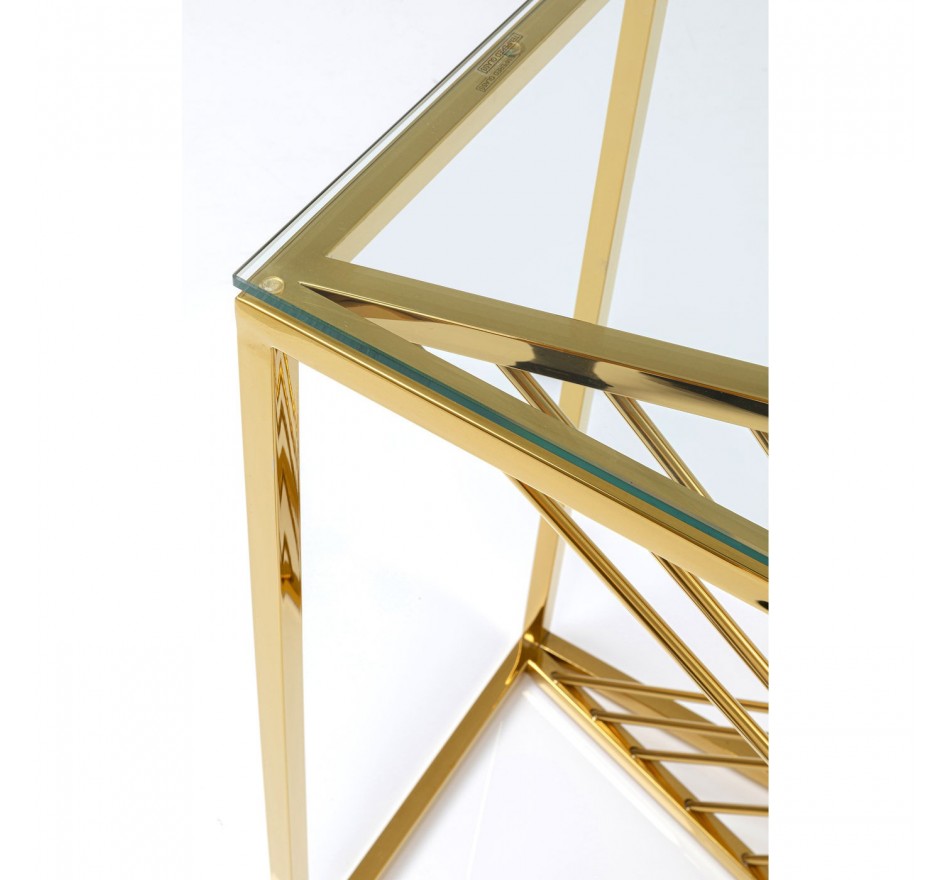 Console Laser 120x40cm dorée – Dépôt Style – Meubles design à Bruxelles