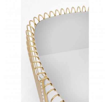 Tables d’appoint triangle Wire laiton set de 2 – Dépôt Style – Meubles design à Bruxelles