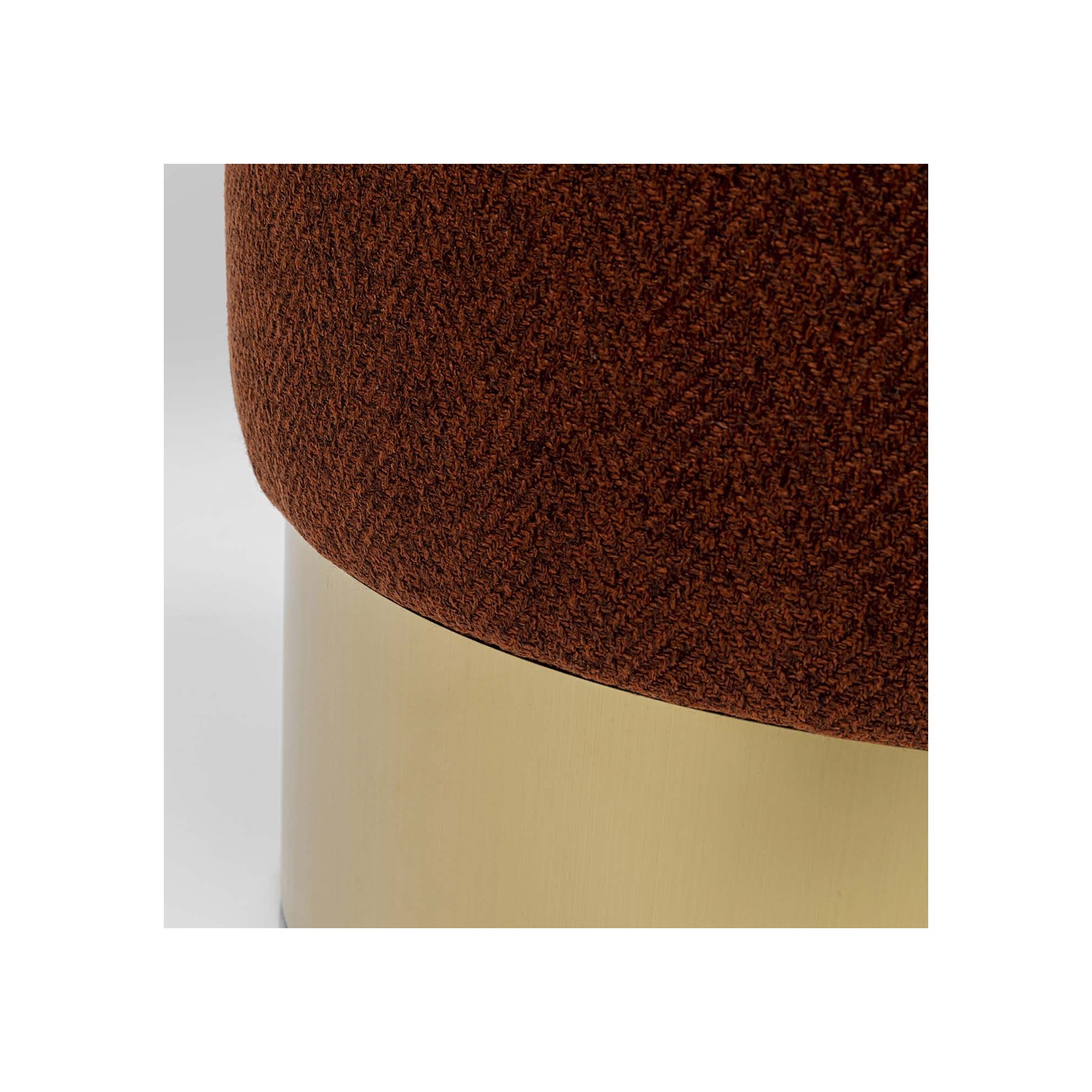 Tabouret Cherry Lina marron et laiton – Dépôt Style – Meubles design à ...