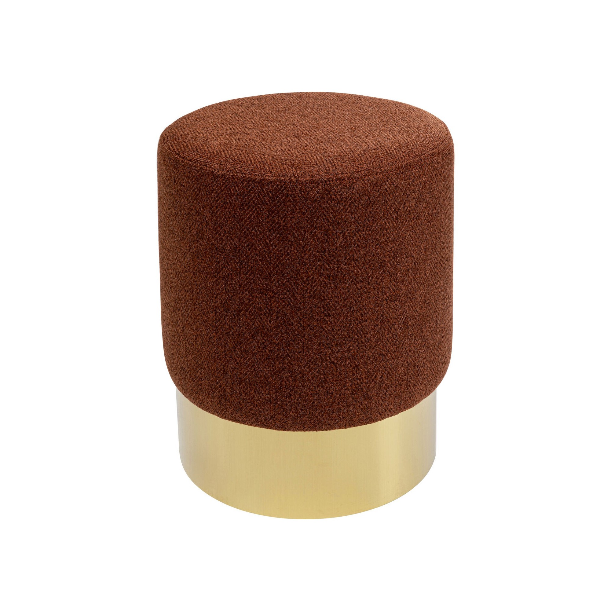 Tabouret Cherry Lina marron et laiton – Dépôt Style – Meubles design à ...